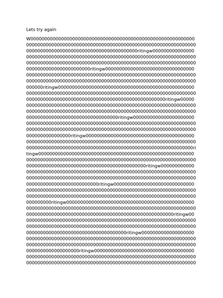 Lets Try Again | PDF