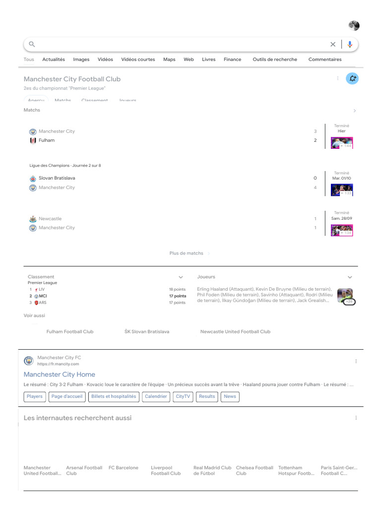 Manchester City - Recherche Google | PDF