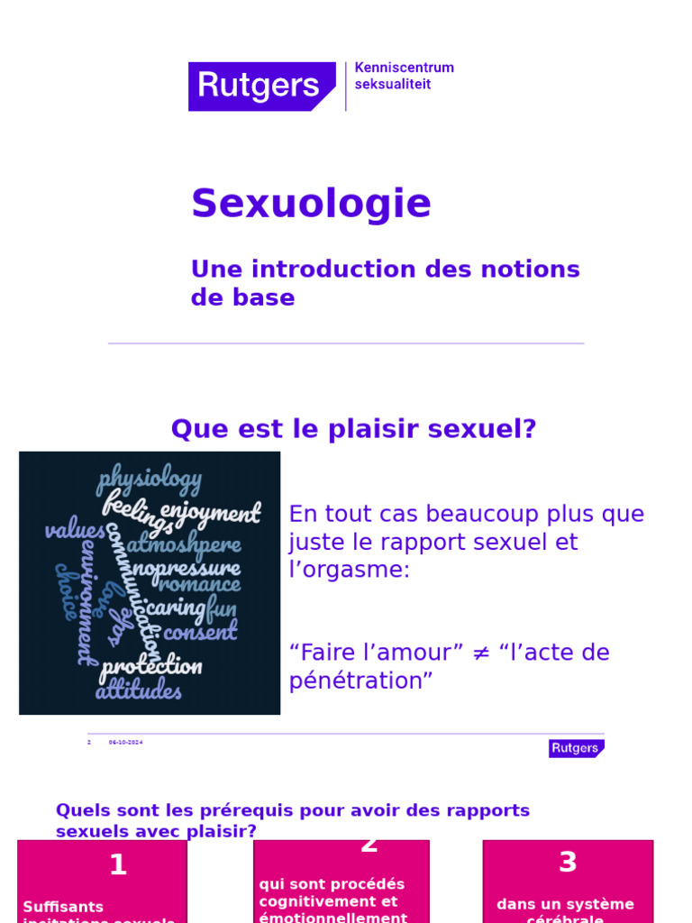Sexologie FR | PDF | Orgasme | Développement personnel