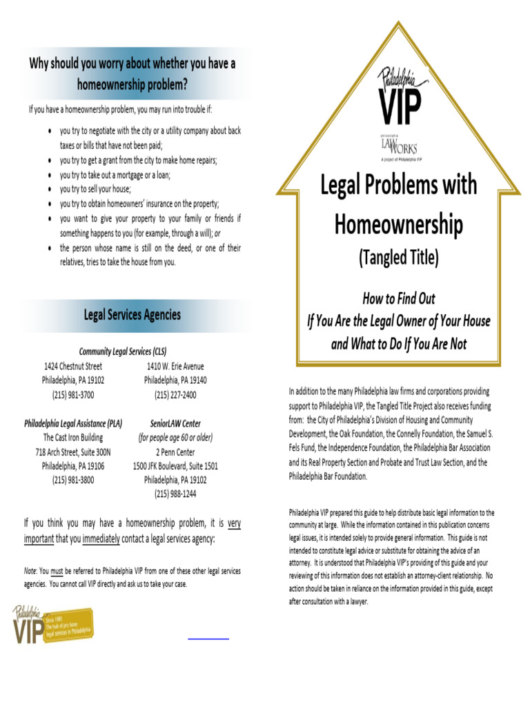 Finding Out If You Have A Tangled Title Problem | PDF | Deed | Private Law