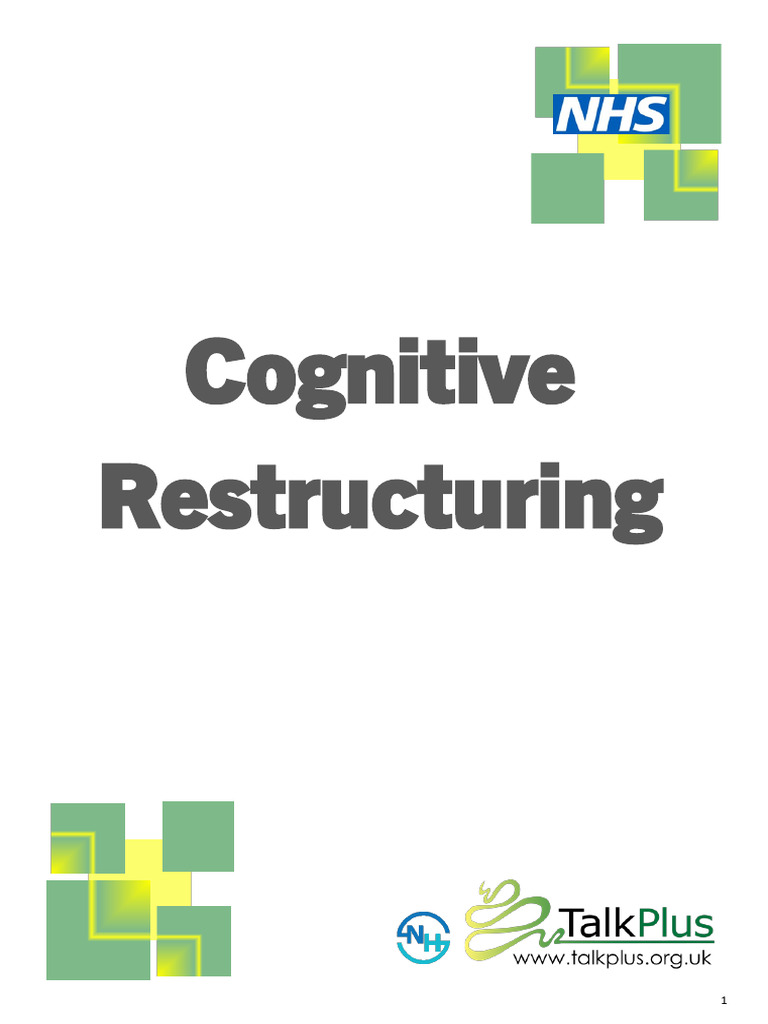 Cognitive Restructuring | PDF