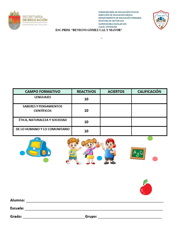 examen diagnostico segundo b 2024-2025 | PDF