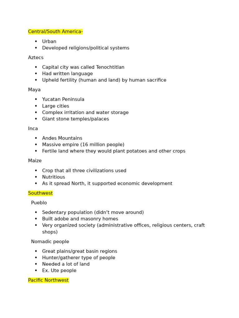 Native American Societies | PDF