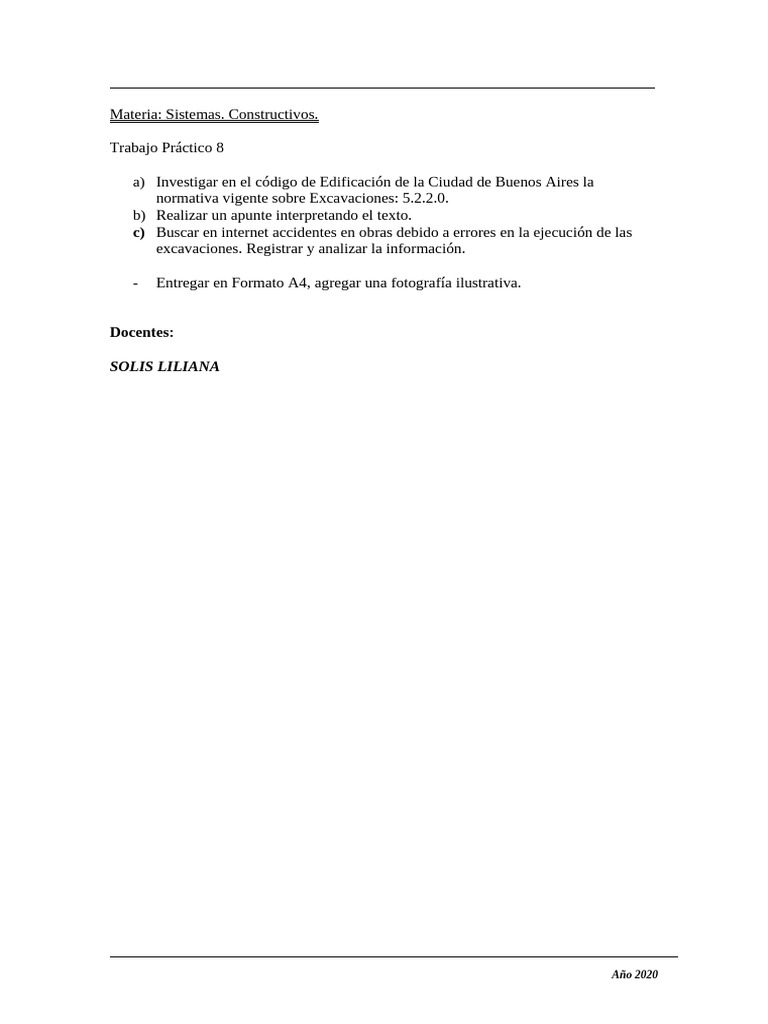 TP8-Sist. Const. y de Fundaciones | PDF