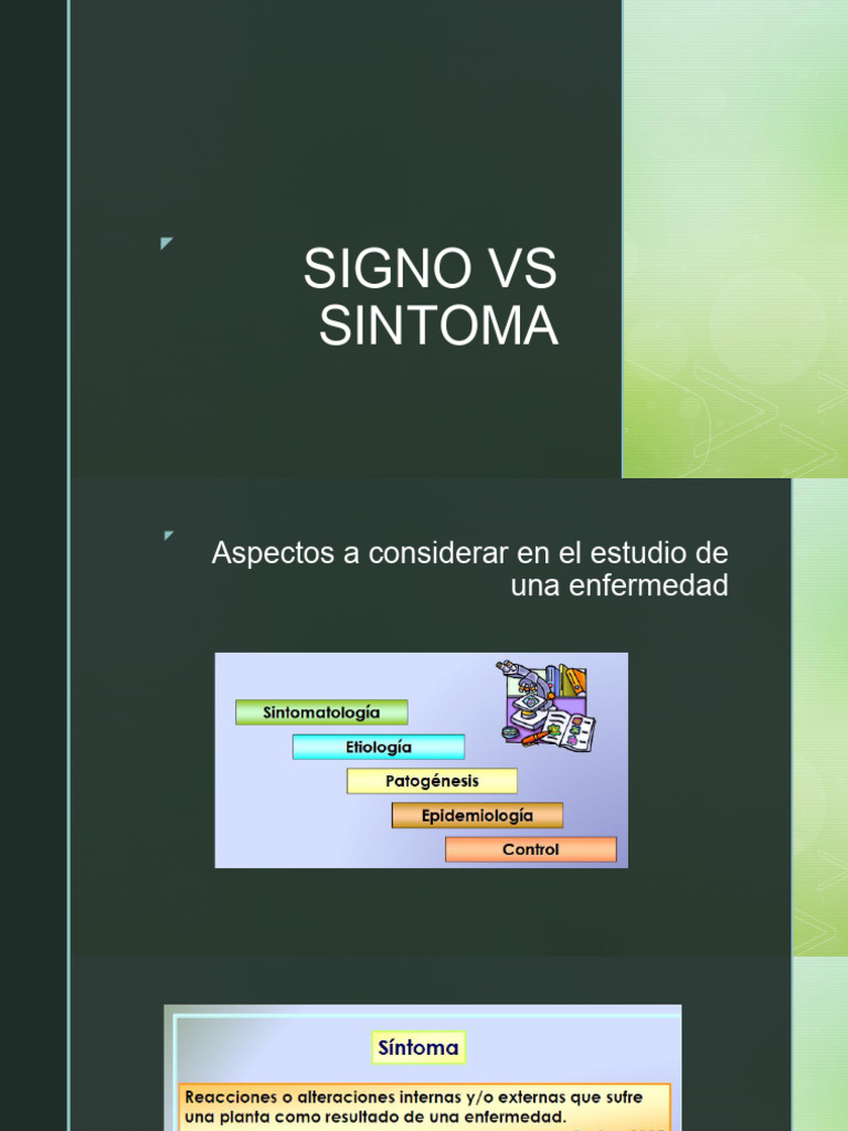 Signo vs Sintoma | PDF
