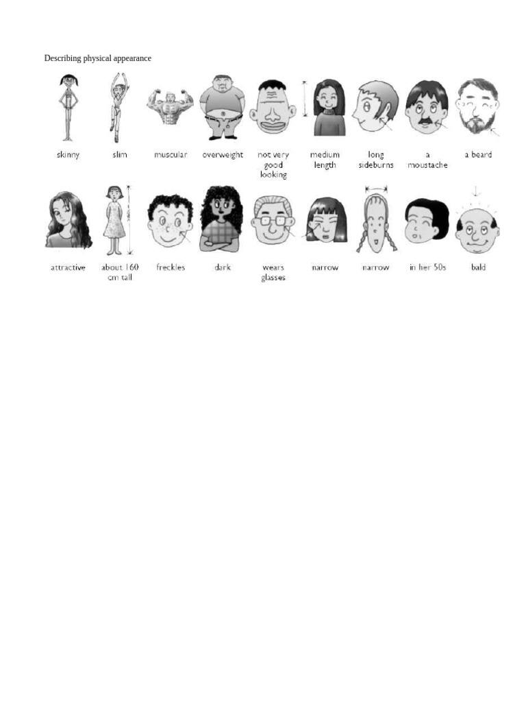 Describing Physical Appearance | PDF
