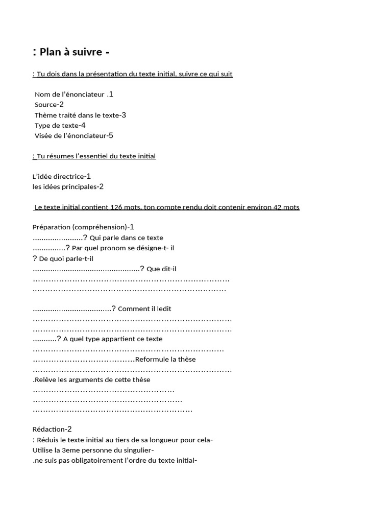 Compte Rendu Objectif - Model | PDF