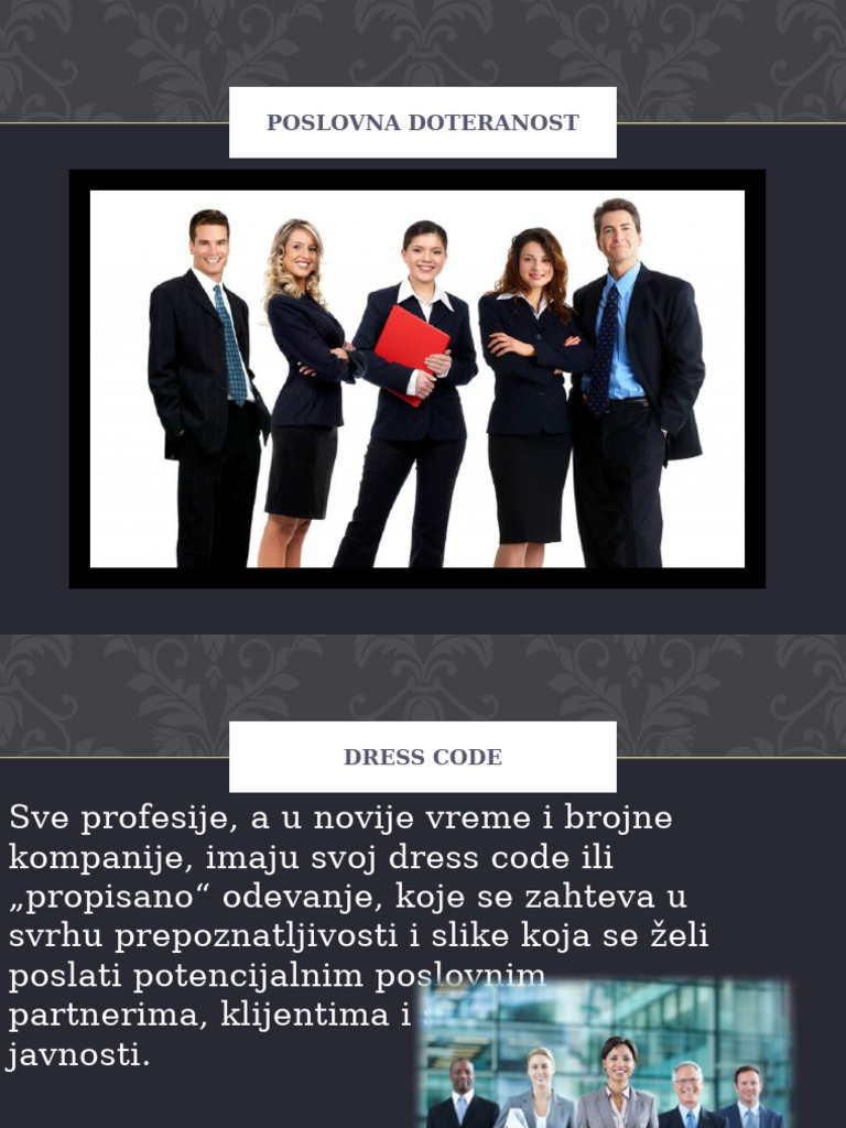 Poslovna Doteranost POWERPOINT | PDF