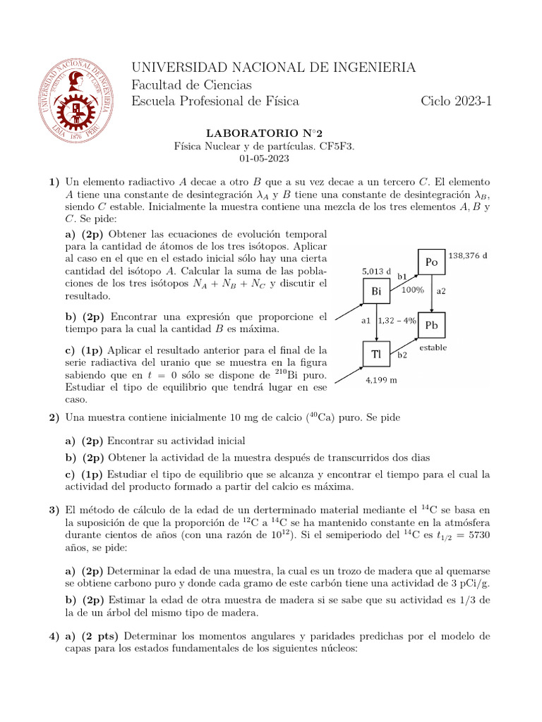 Lab2 Nucl 2023 1 | PDF