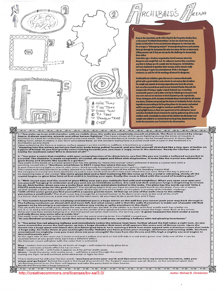 Michael Christensen – Archibald’s Arena | PDF