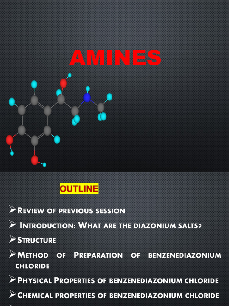 Amines.ppt CLASS XII Part 2 | PDF