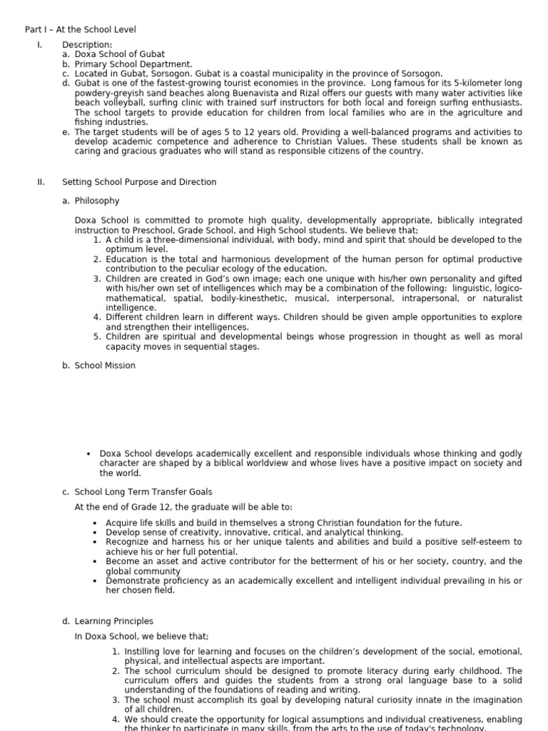 Curriculum Map | PDF