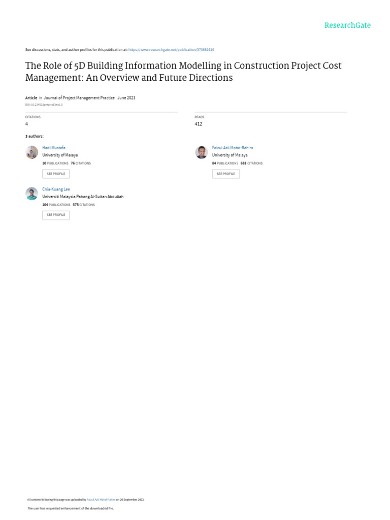 The_Role_of_5D_Building_Information_Modelling_in_C | PDF