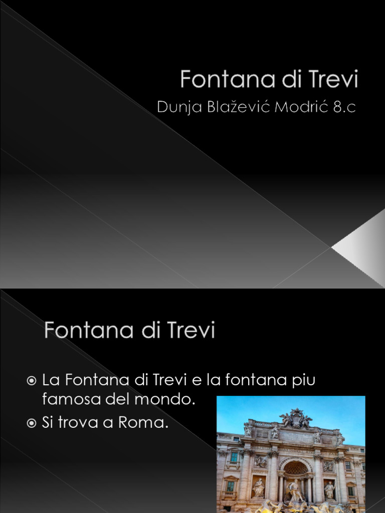Fontana Di Trevi | PDF