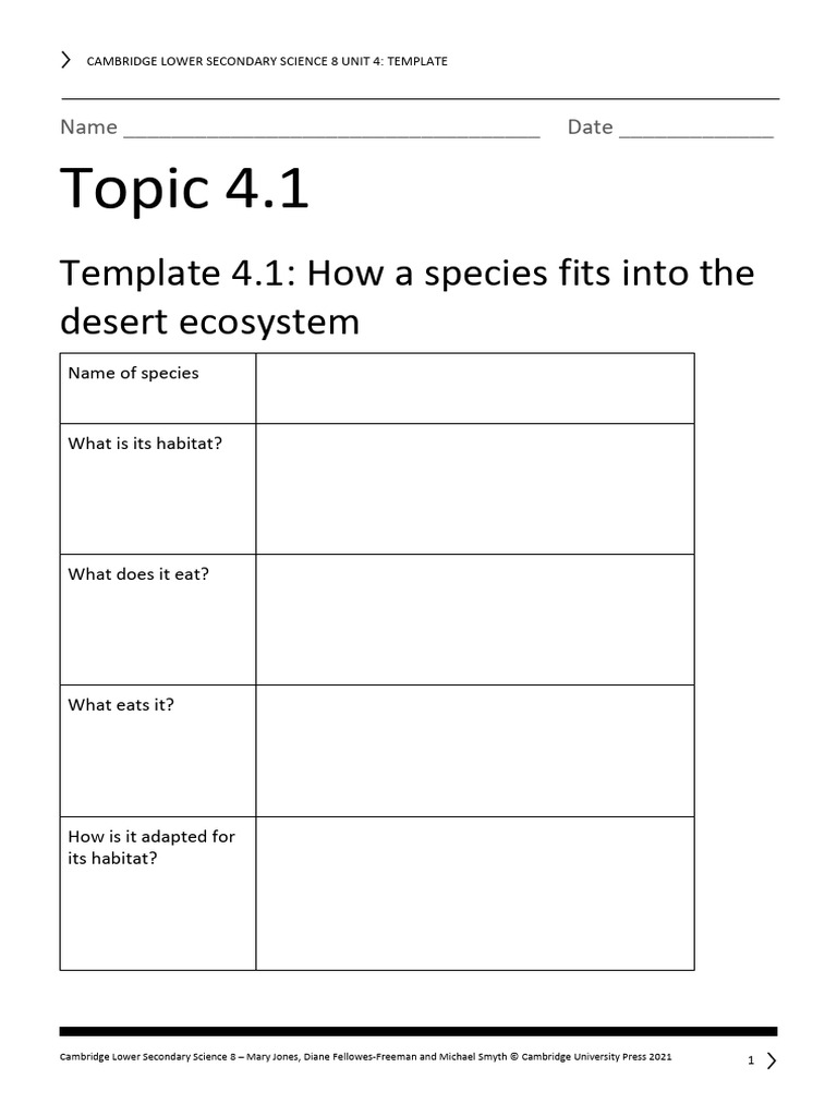 S8 - Templates - Unit 4 | PDF