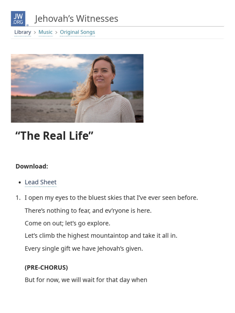 “The Real Life” | PDF