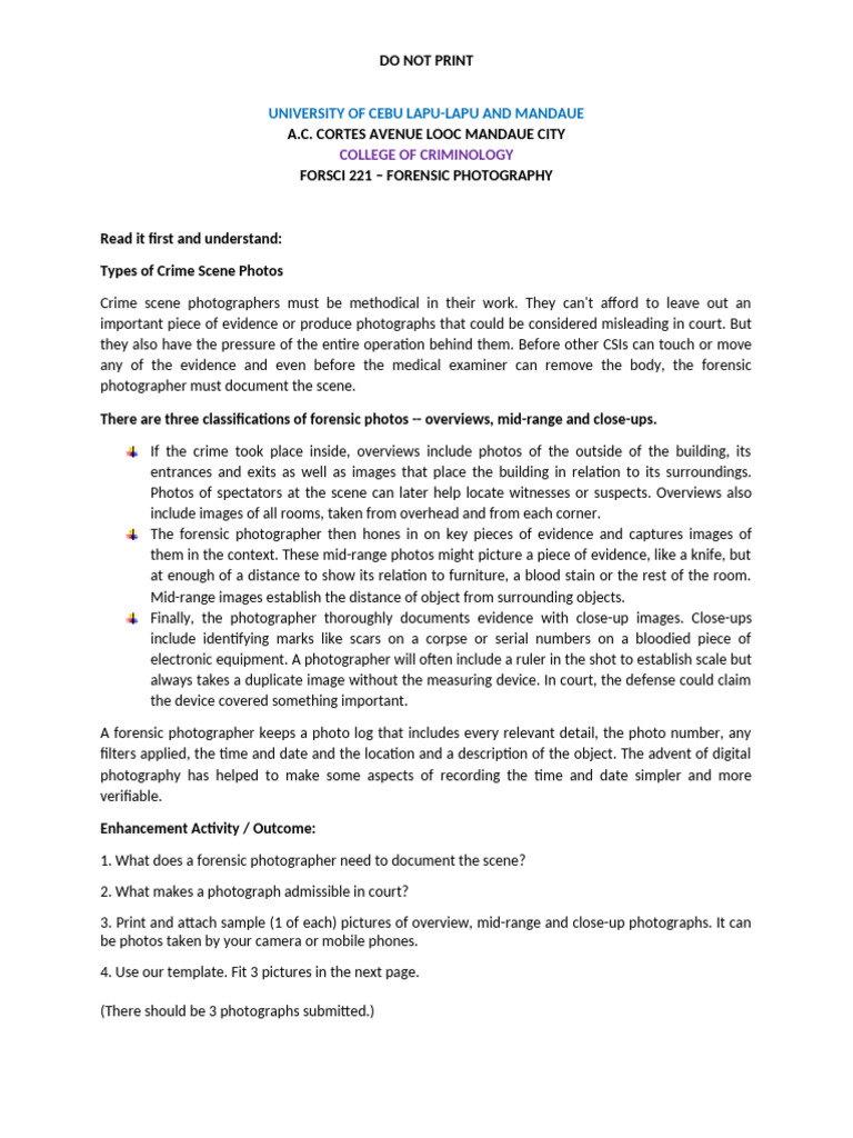 Lec Activity 3 Mobile Photography | PDF