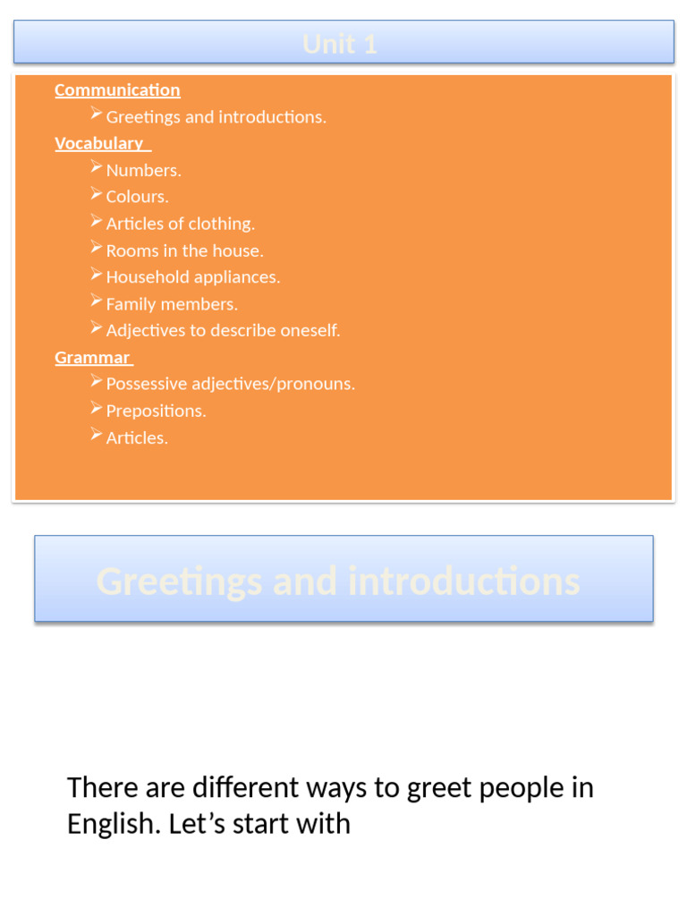 Unit 1: Communication Vocabulary | PDF