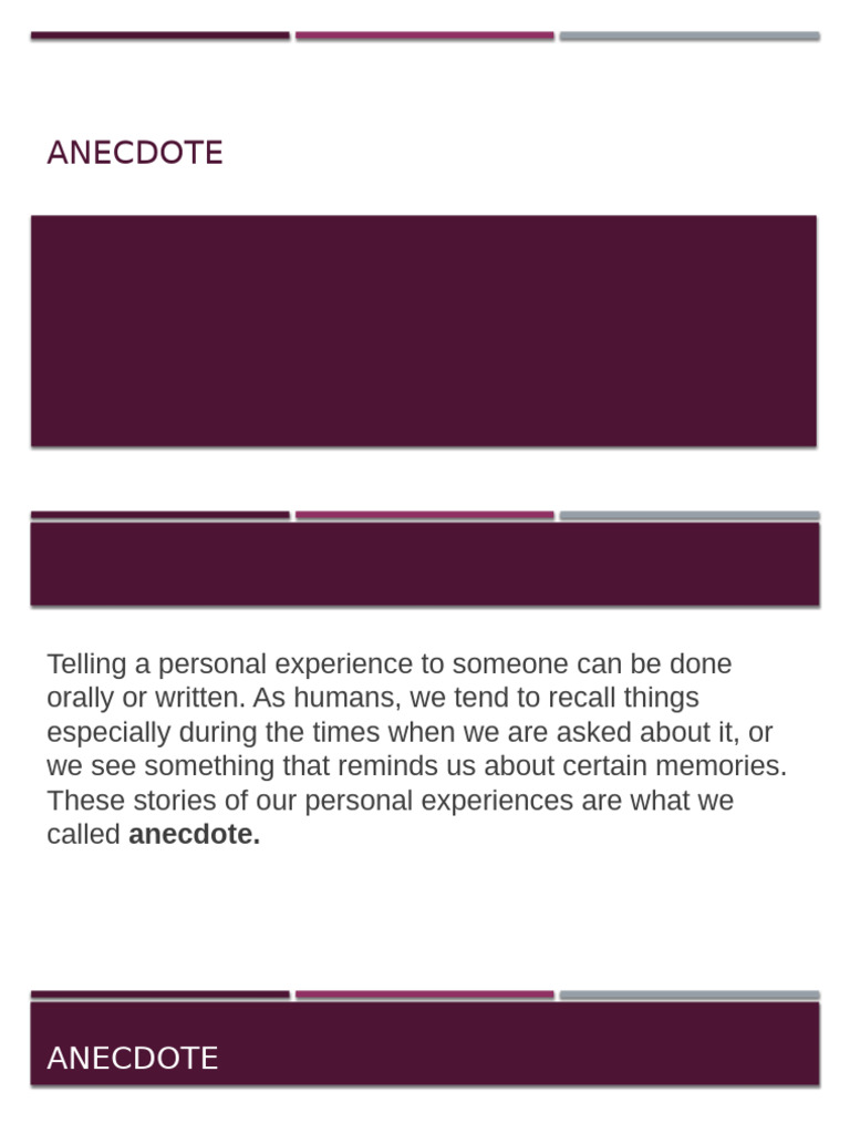 Lesson 12 Anecdote | PDF