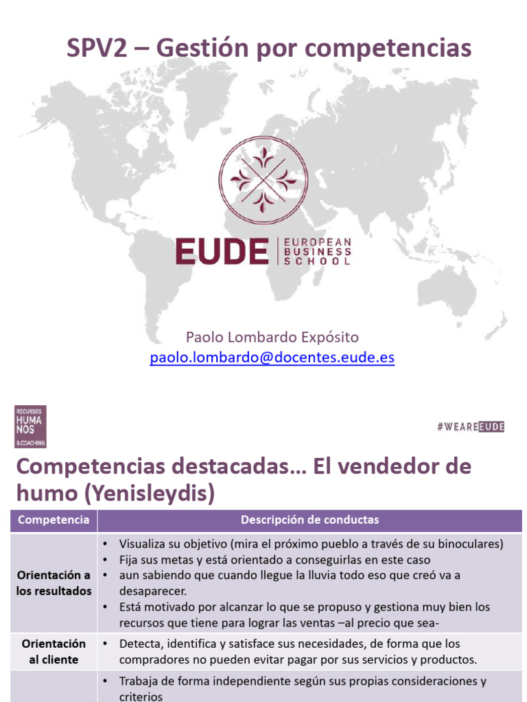 SPV2 RRHH Gestión Por Competencias 08-24 | PDF