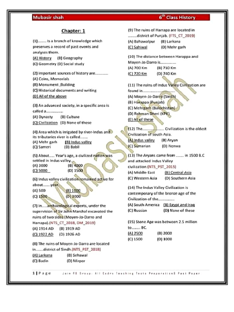 History 6th, 7th, 8th | PDF