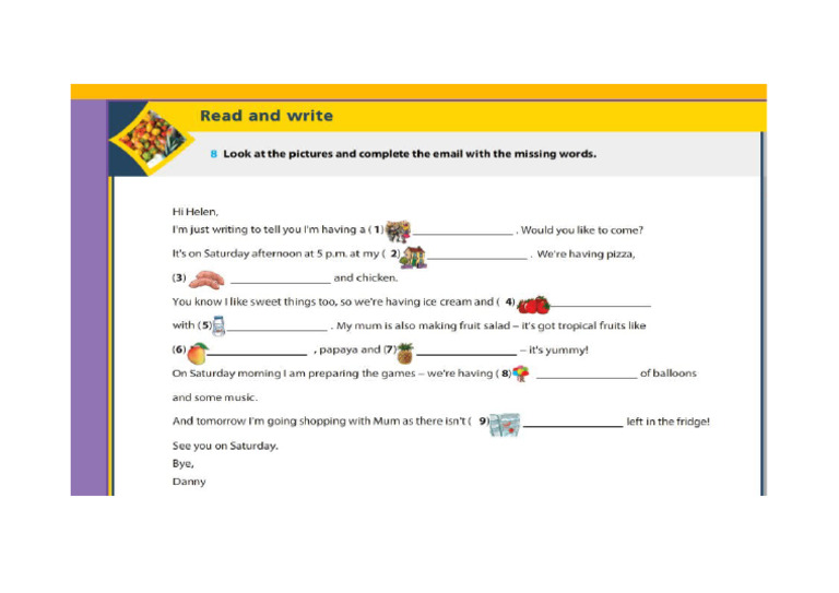 Running Dictation - Present Continuous Text | PDF