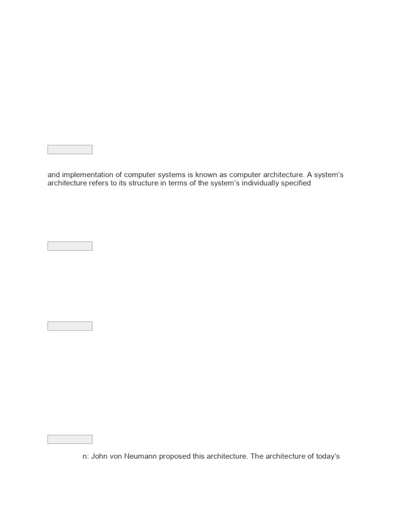 MCQs Computer Organization and Architecture | PDF