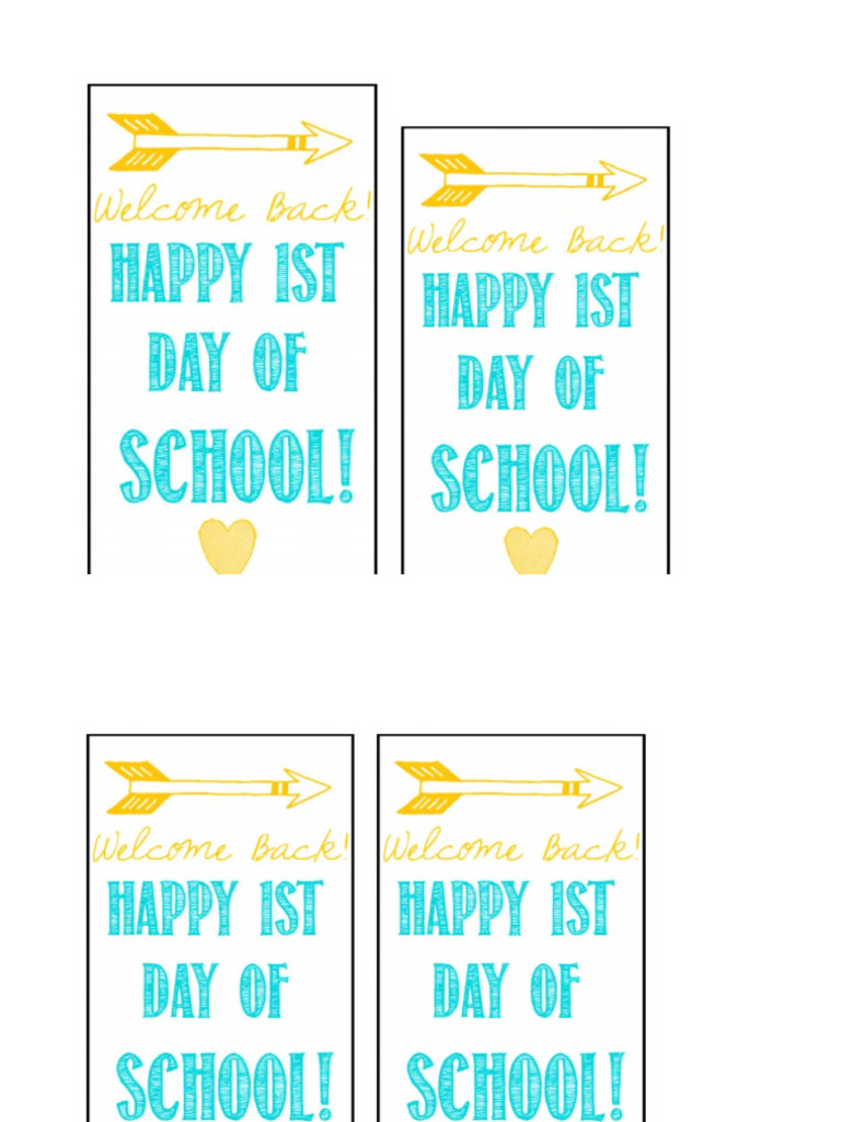 Welcome Back Tag | PDF