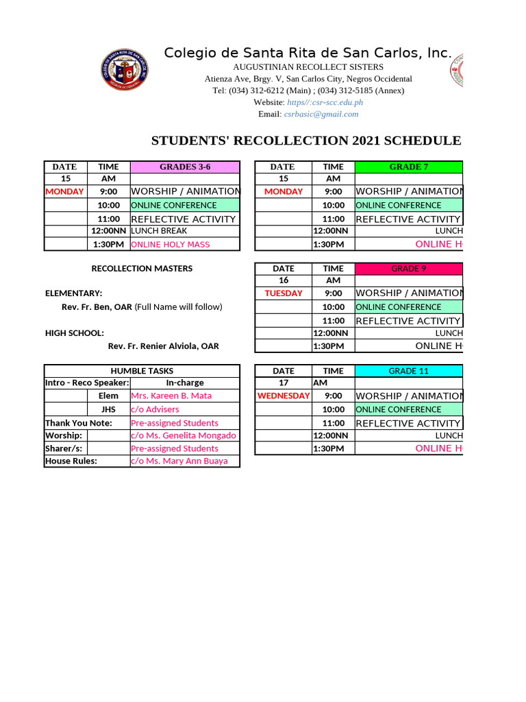 Students Recollection 2021 | PDF