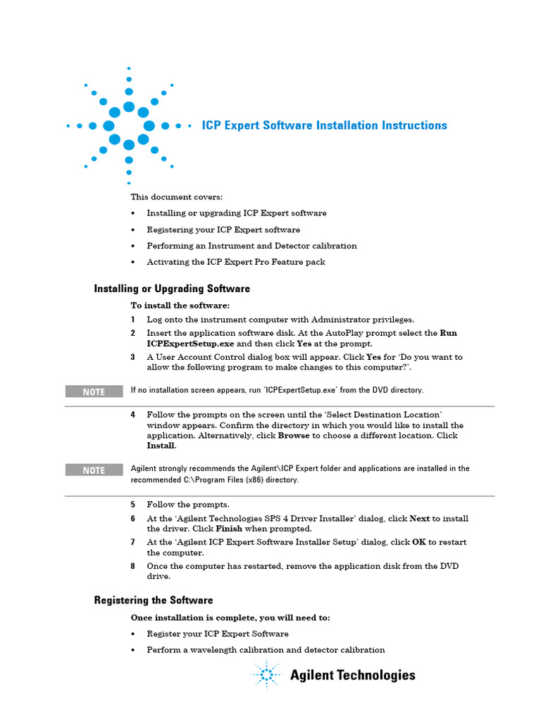 G9292-90027 ICP Expert Install Instructions | PDF | Installation ...
