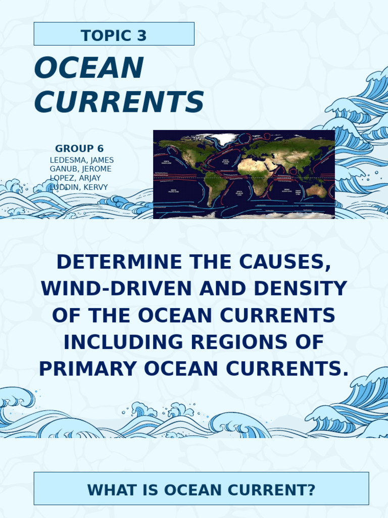 Topic 3 - Ocean Currents | PDF