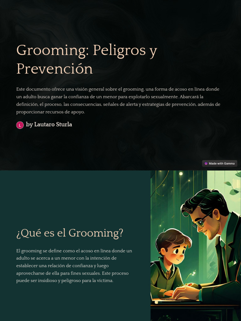 Grooming Peligros y Prevencion | PDF