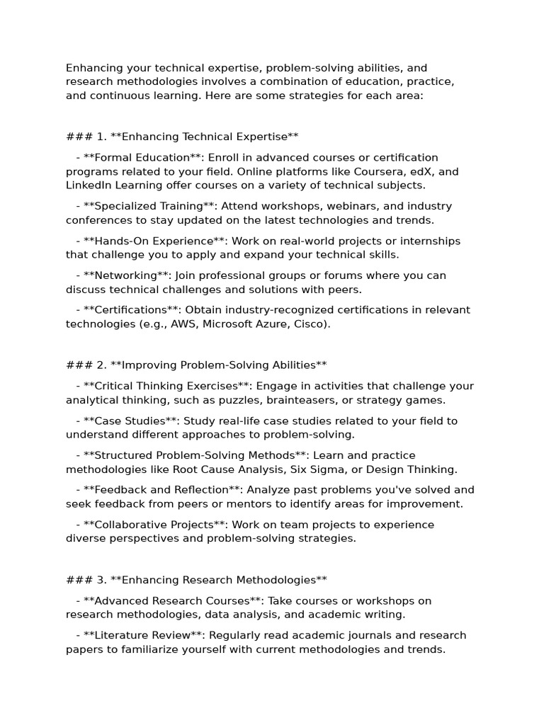 Skills Boost for Tech Professionals | PDF | Methodology | Statistics