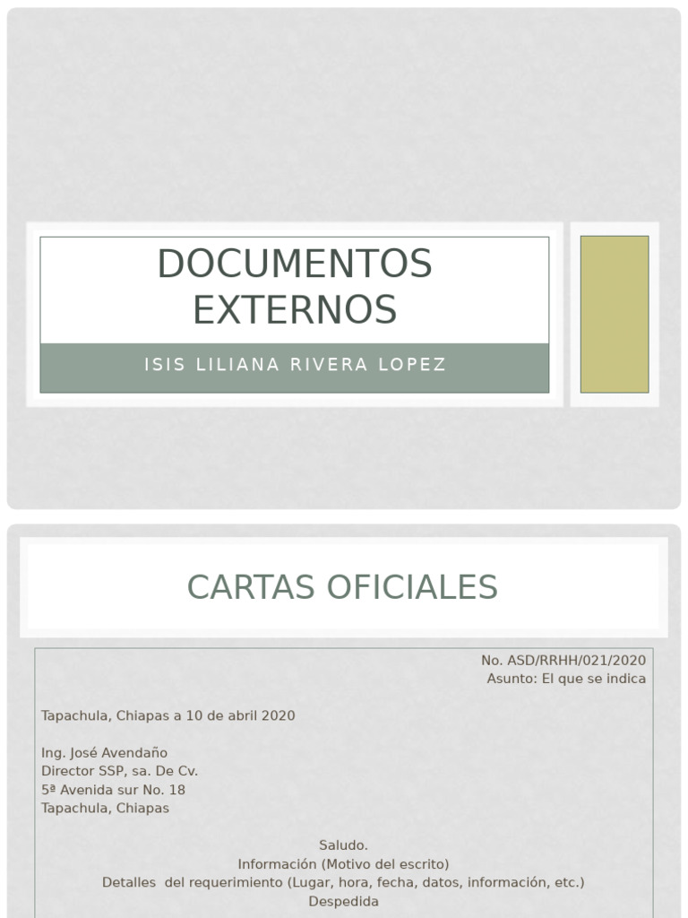 Documentos Externos | PDF
