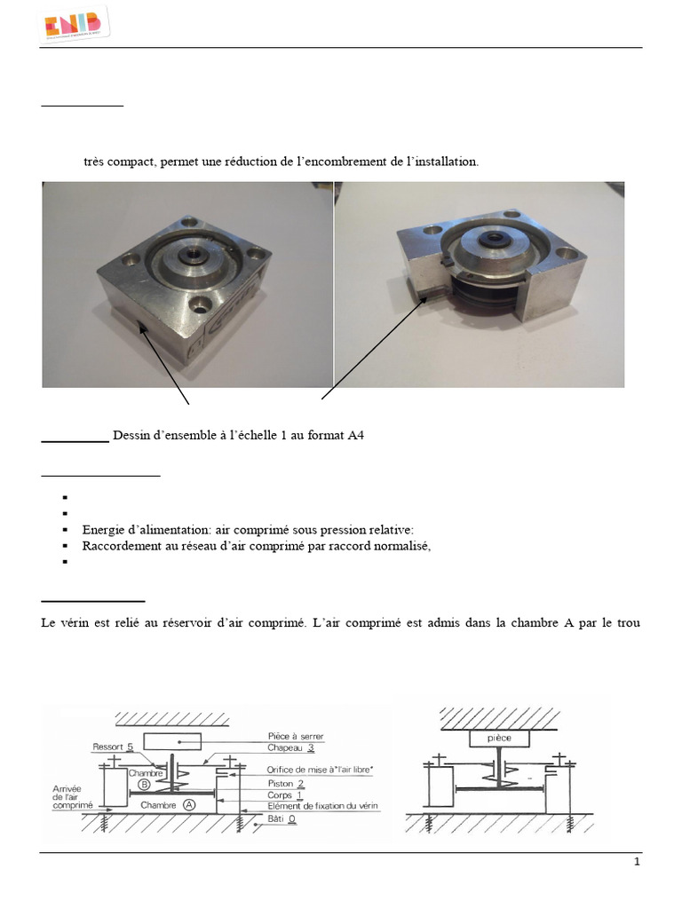 Verin de Serrage: Présentation | PDF