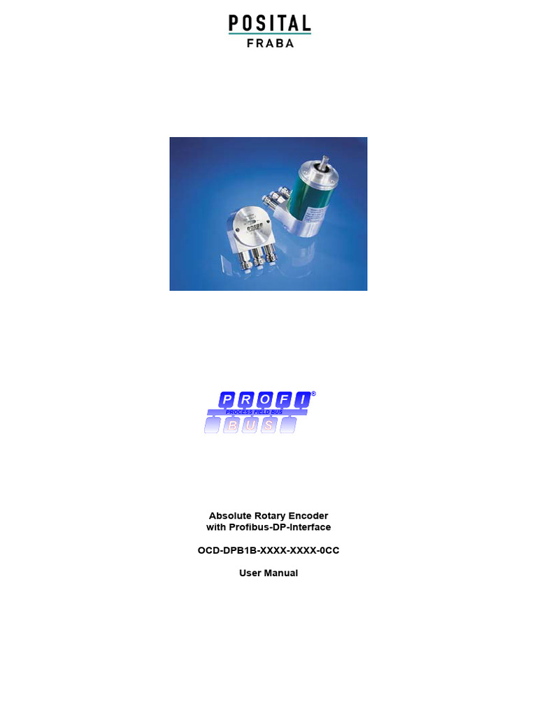 AbsoluteEncoders_OCD_Profibus_Manual_DataContent | PDF