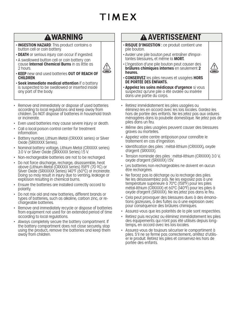 Warning Warning Avertissement | PDF