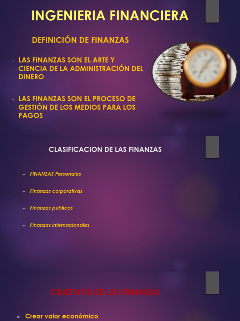 Tema 1 Intro A Las Finanzas Diapositivas Ifi 300 | PDF