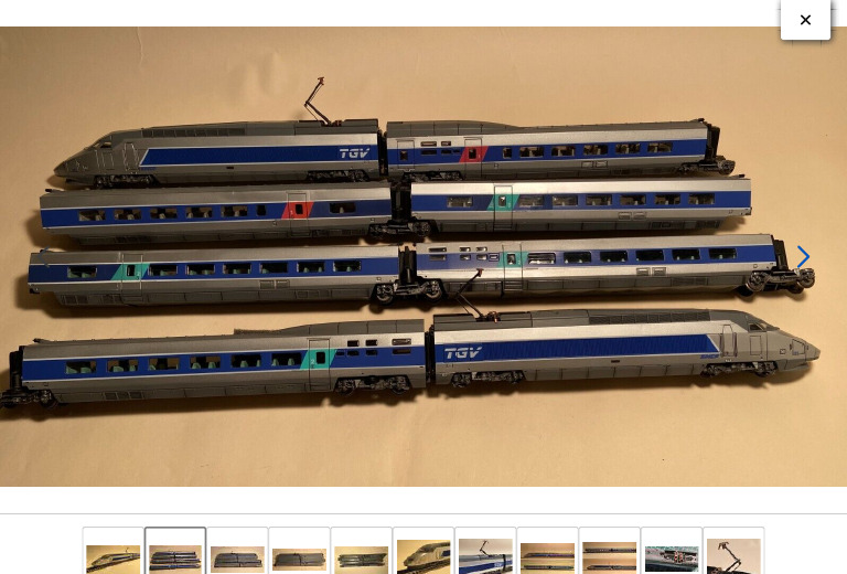 HO Jouef TGV SNCF Train Set (8-cars Set) eBay | PDF