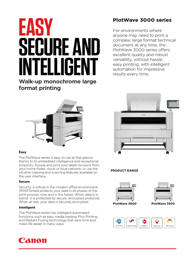 975 PlotWave3000 Data Sheet | PDF | Image Scanner | Touchscreen