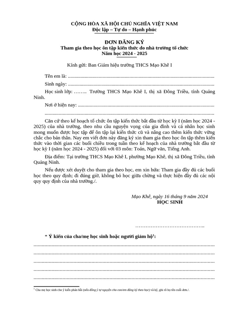 DON XIN HOC THEM_HS | PDF