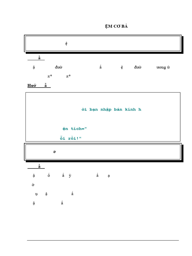 02-Bài tập Các khái niệm cơ bản trong Python | PDF