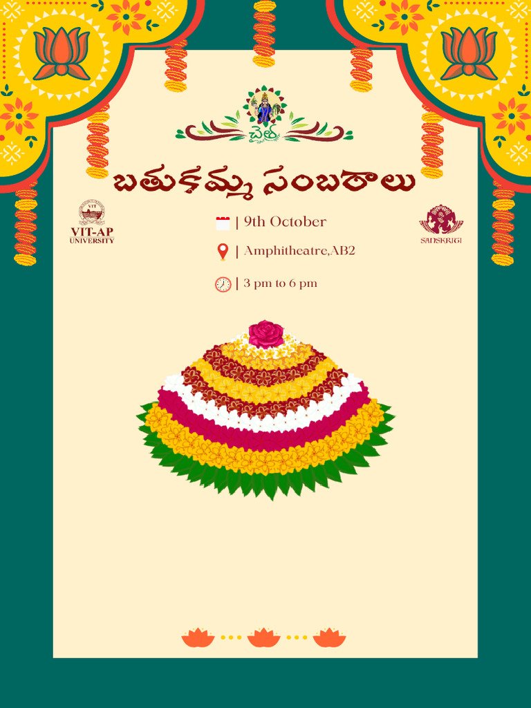 Bathukamma Poster | PDF