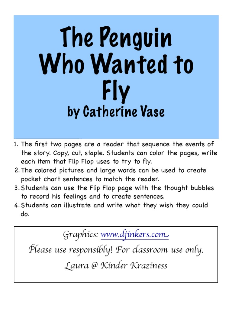 The Penguin Who Wanted To Fly Mini Unit | PDF