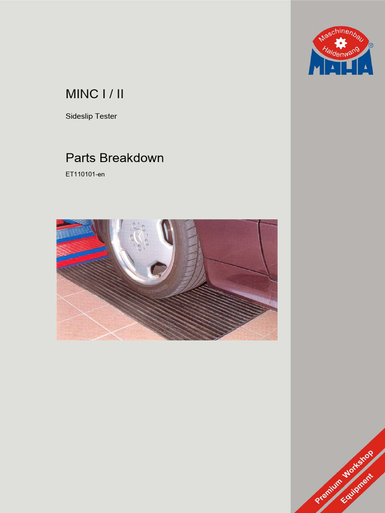 Manual Despiece MINC I y II | PDF