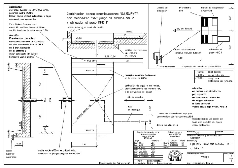 Plano Constructivo IW2+MSD+MINC | PDF