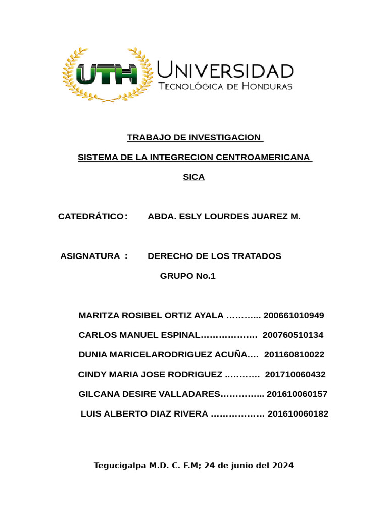 Documento (Sica) | PDF