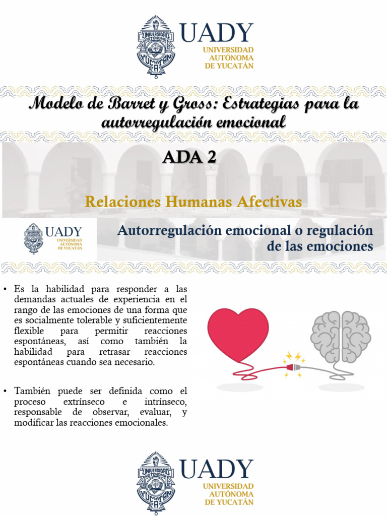 ADA 2. PPT. Modelo de Autorregulación Emocional | PDF