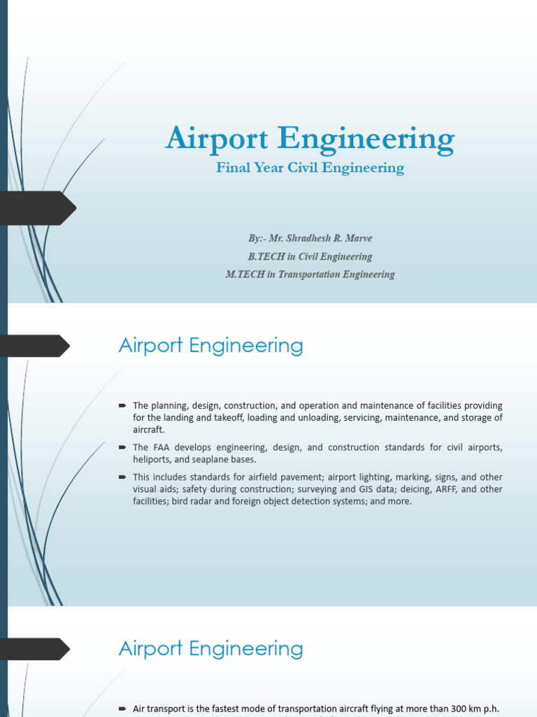Airport Engineering | PDF