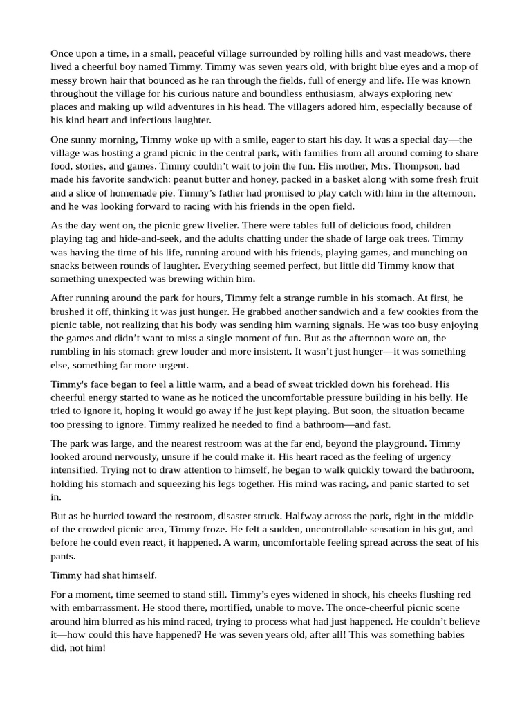 The Boy That Shat Himself | PDF